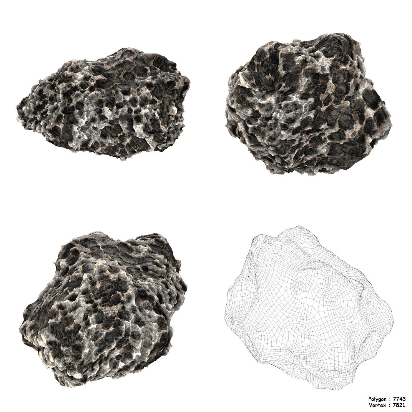 3D model Volcanic Rock Collection VR / AR / low-poly | CGTrader