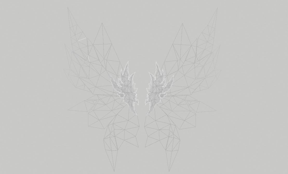 3D model Futuristic Wing VR / AR / low-poly | CGTrader