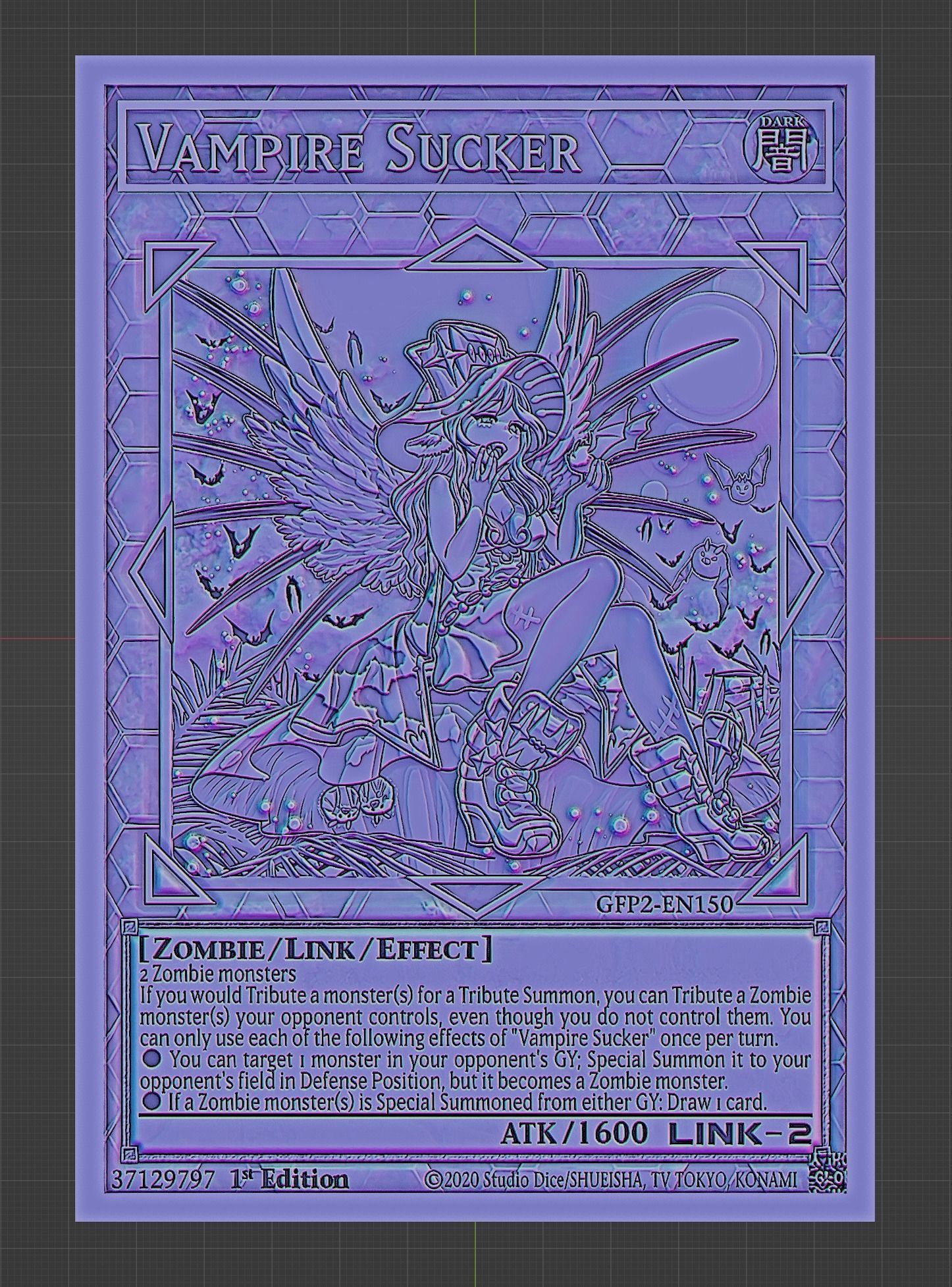 vampire sucker - yugioh 3D model 3D printable | CGTrader