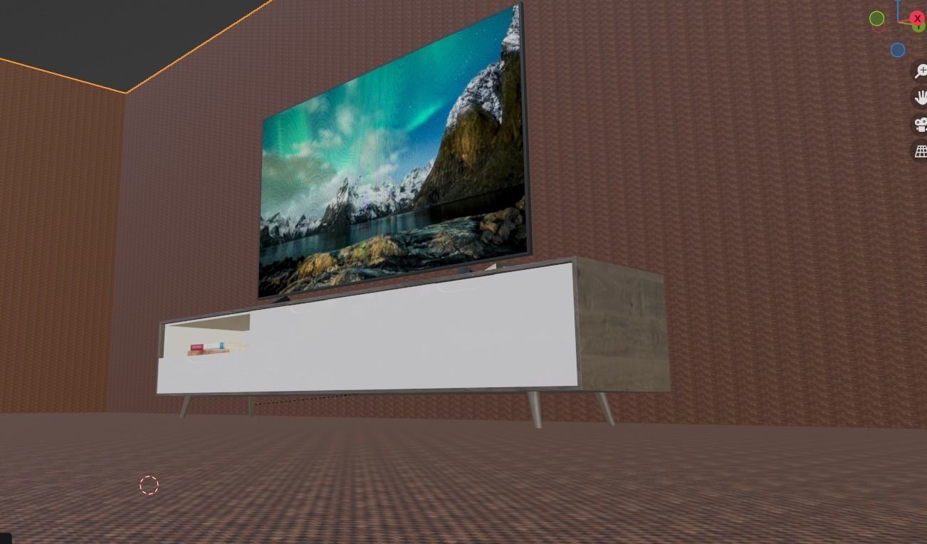 TV set 3D model rigged | CGTrader