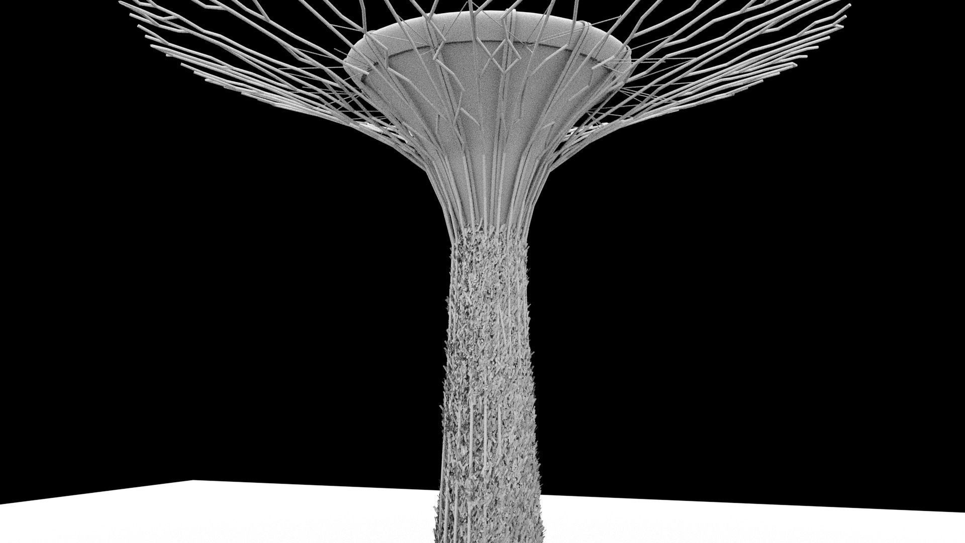 Supertree in Singapore 3D model | CGTrader