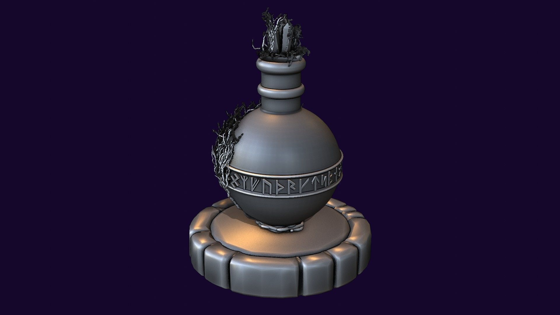 3D model Magic potion VR / AR / low-poly | CGTrader