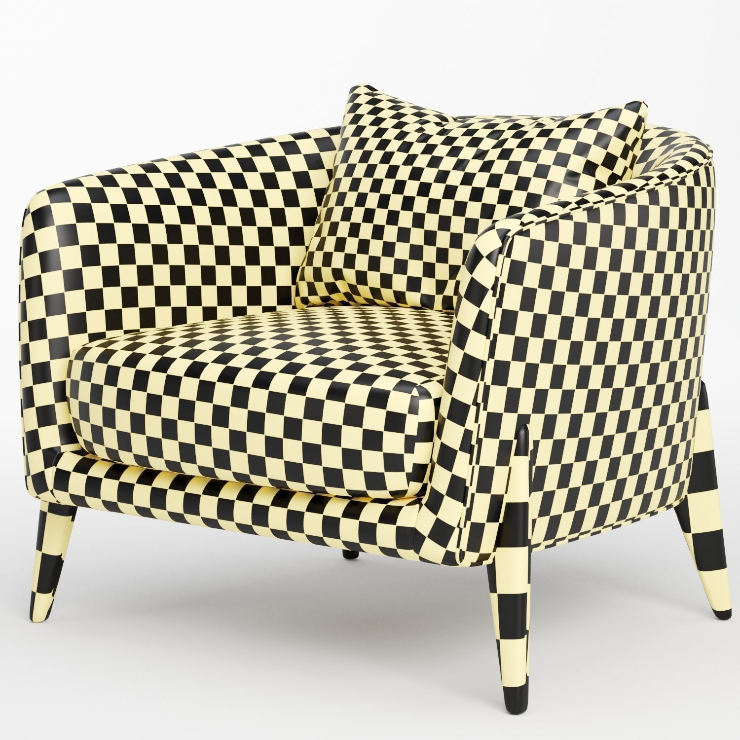 delray arm chair 3D model | CGTrader