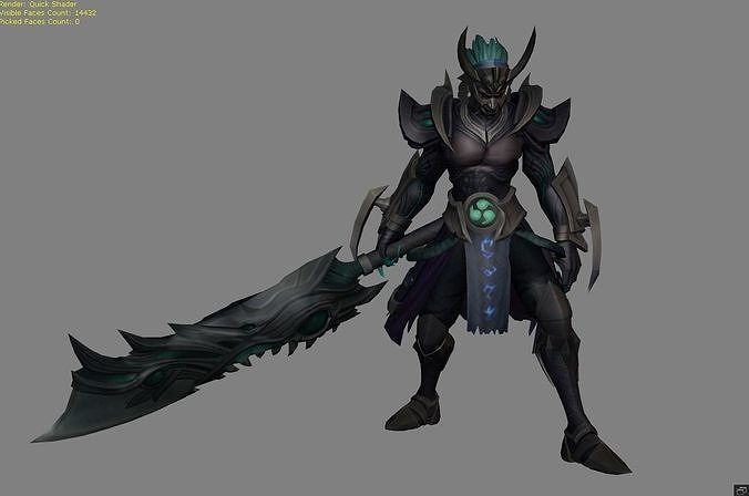 3D model Hanzo The Pale Phantom Skin 01 VR / AR / low-poly | CGTrader