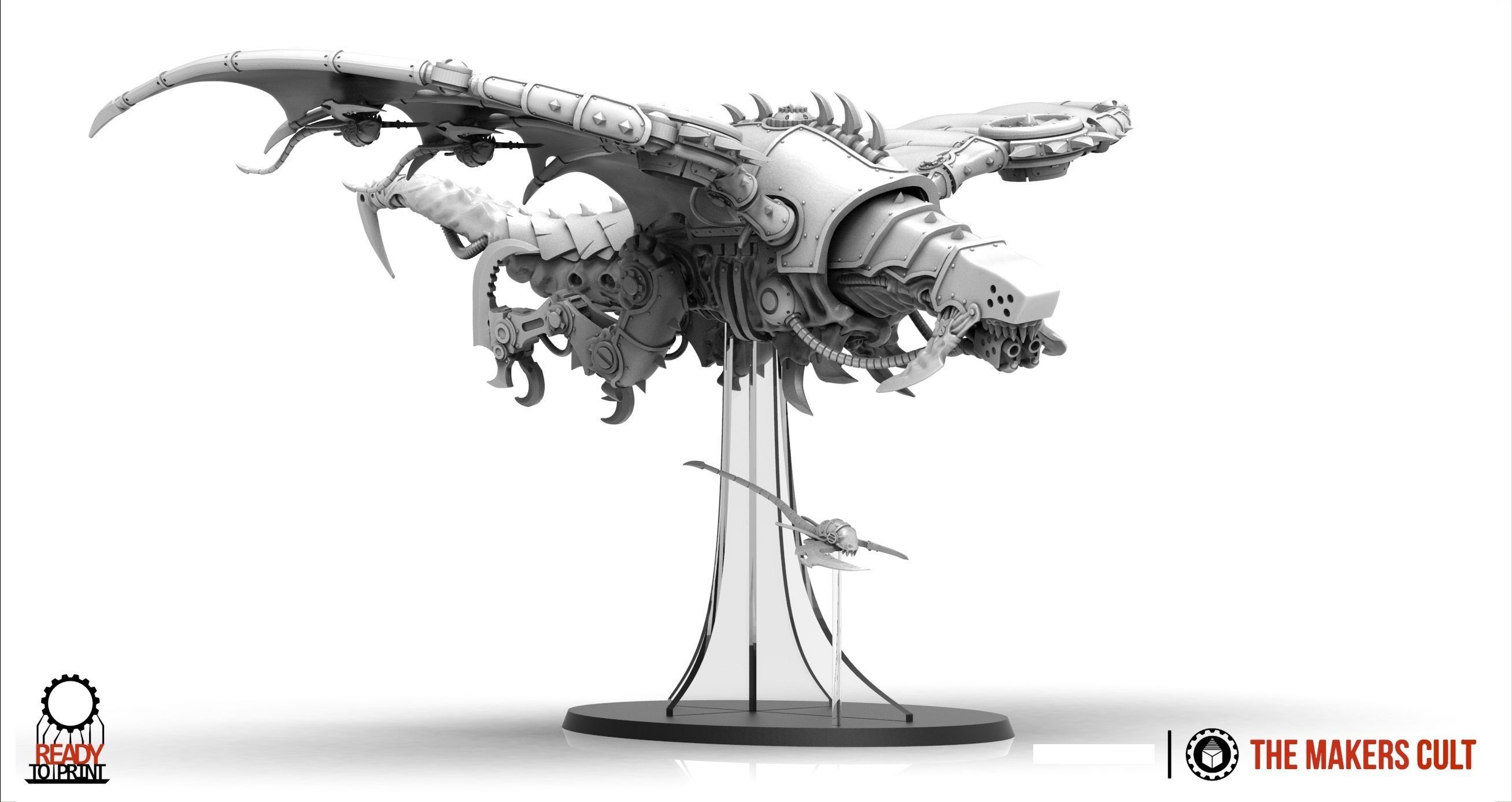Iron Hive - Hydrafex and Raptorix 3D model 3D printable | CGTrader