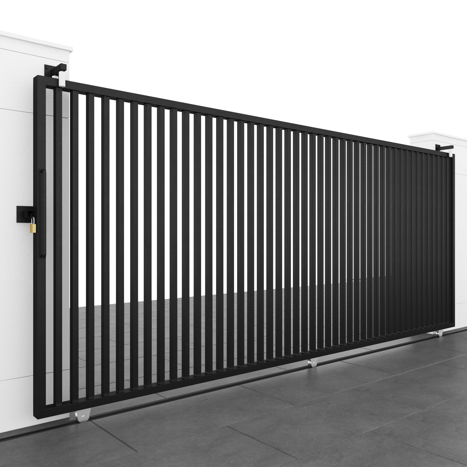 MS Slider Gate 3D model | CGTrader