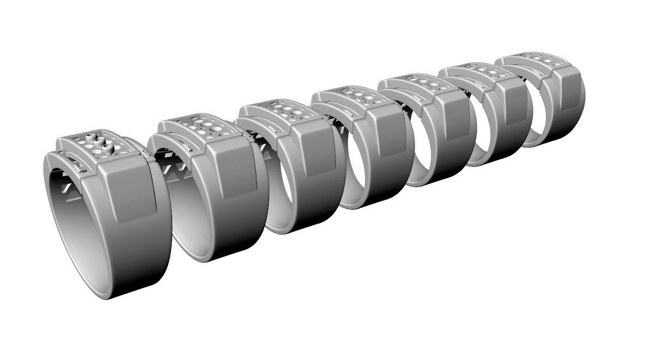 Giant Ring Big Sizes 3D model 3D printable | CGTrader