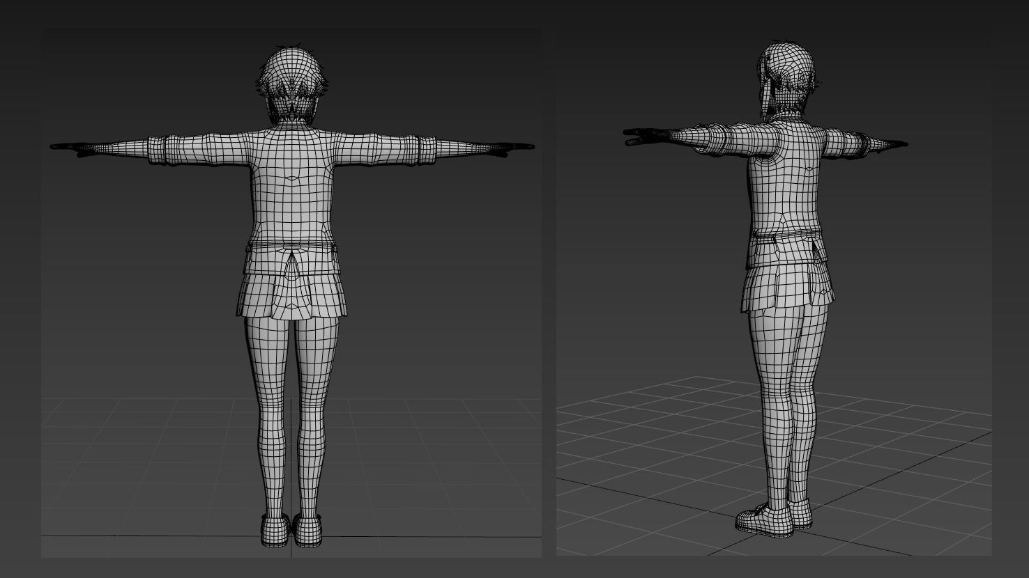 Tomo chan VRChat 3D model rigged | CGTrader