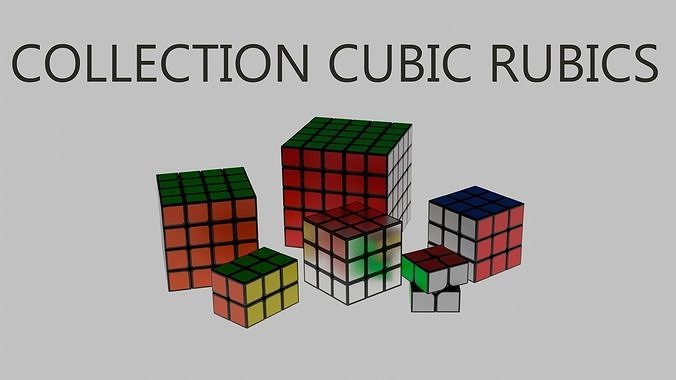 cubic rubic collection 3D model | CGTrader