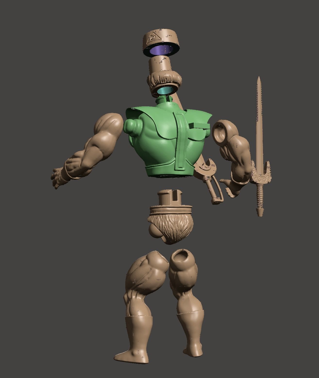 TRI-CLOPS FILMATION VINTAGE 3D model 3D printable | CGTrader