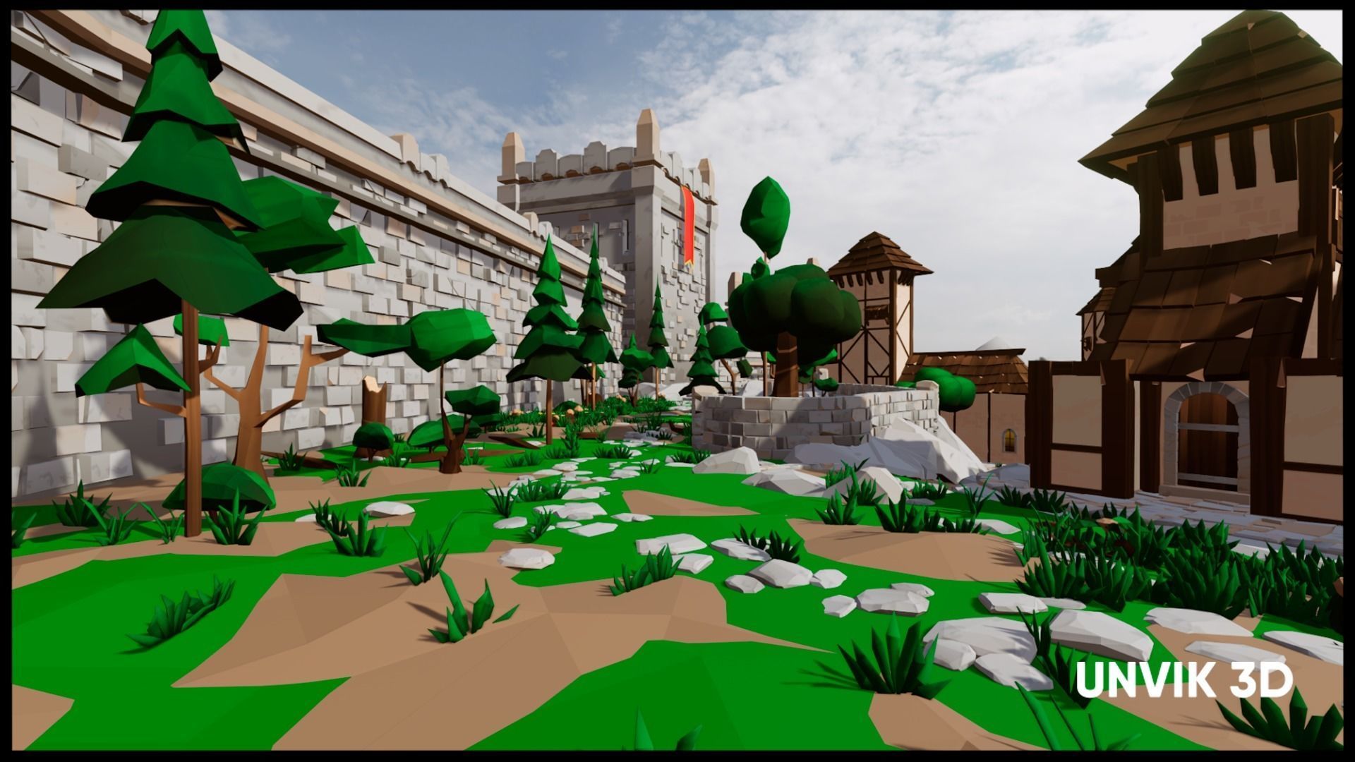 3D model Vegetation Kitbashing VR / AR / low-poly | CGTrader