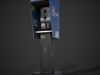 3D model Phonebooth Low-poly 3D model pay phone VR / AR / low-poly ...