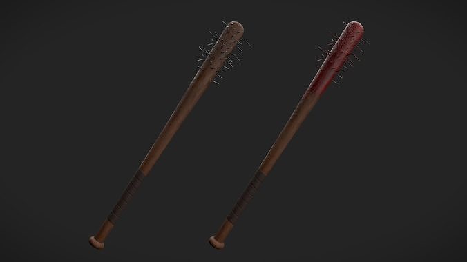 3D model Baseball Bat with nails VR / AR / low-poly | CGTrader