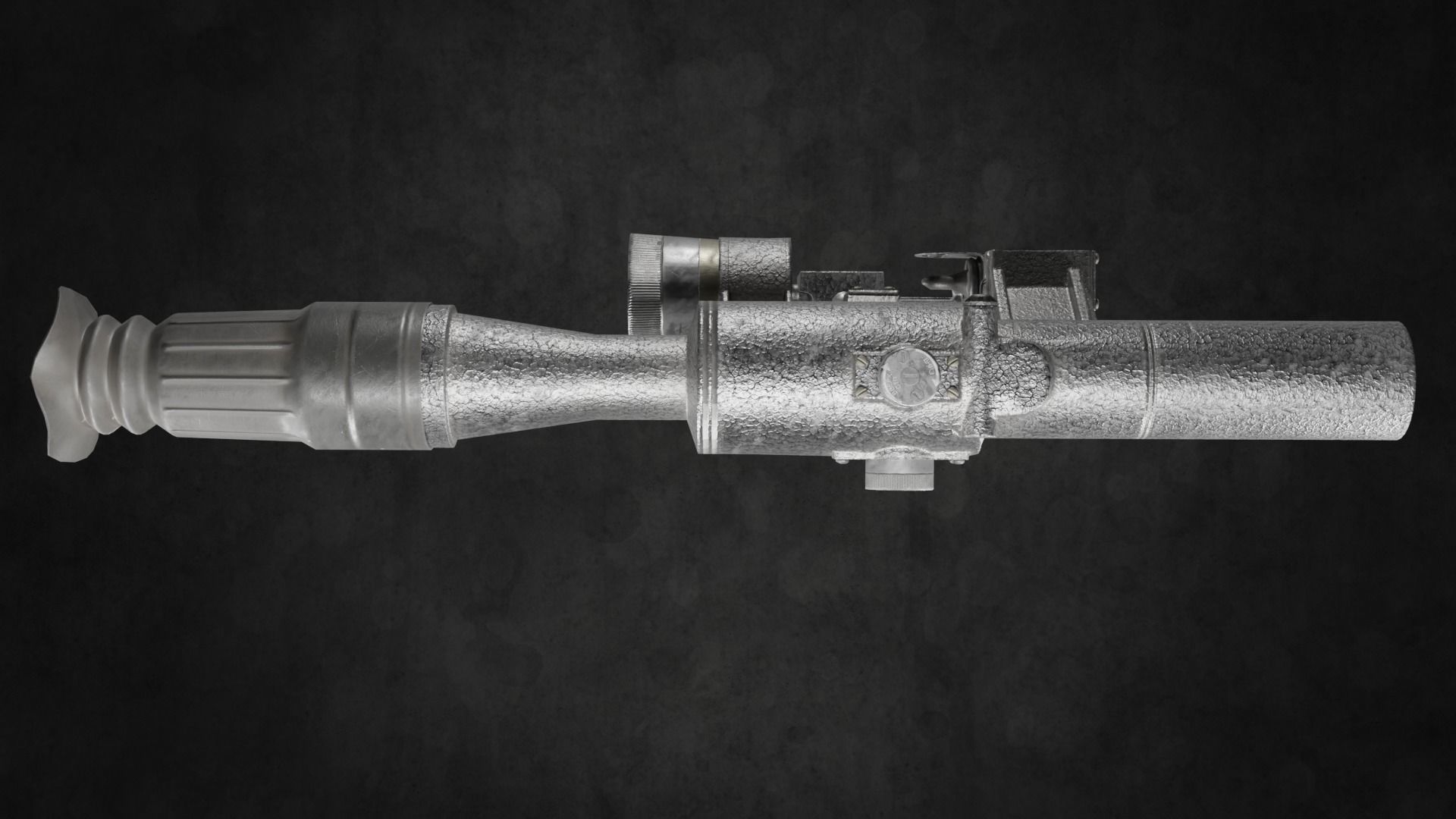 3D model low-poly model of the soviet optical sight PSO-1 VR / AR / low ...