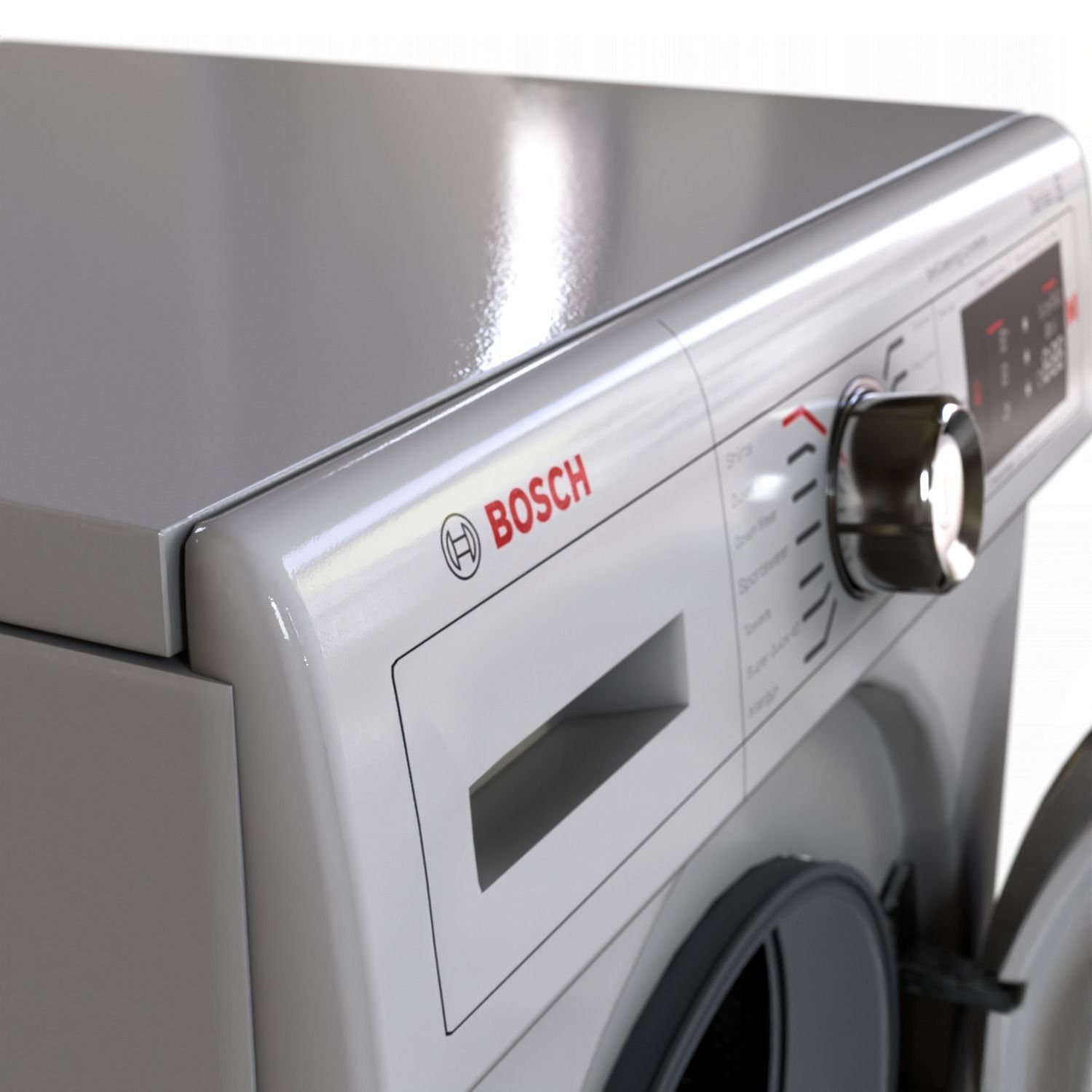 Bosch Washing mashine and drying heat pump 3D model | CGTrader