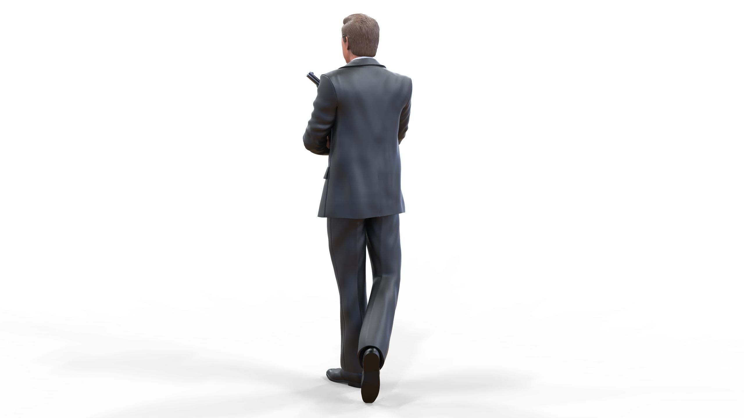 Roger Moore James Bond 3D model 3D printable | CGTrader