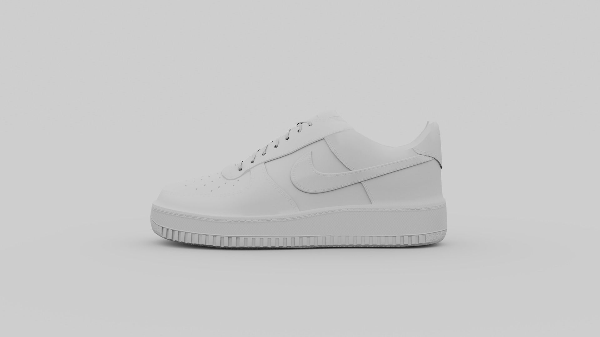 Nike Air Force 1 Shoes free 3D model | CGTrader