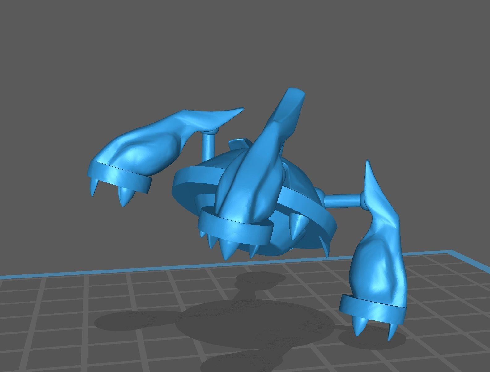 Metagross pokemon 3D print model 3D model 3D printable | CGTrader