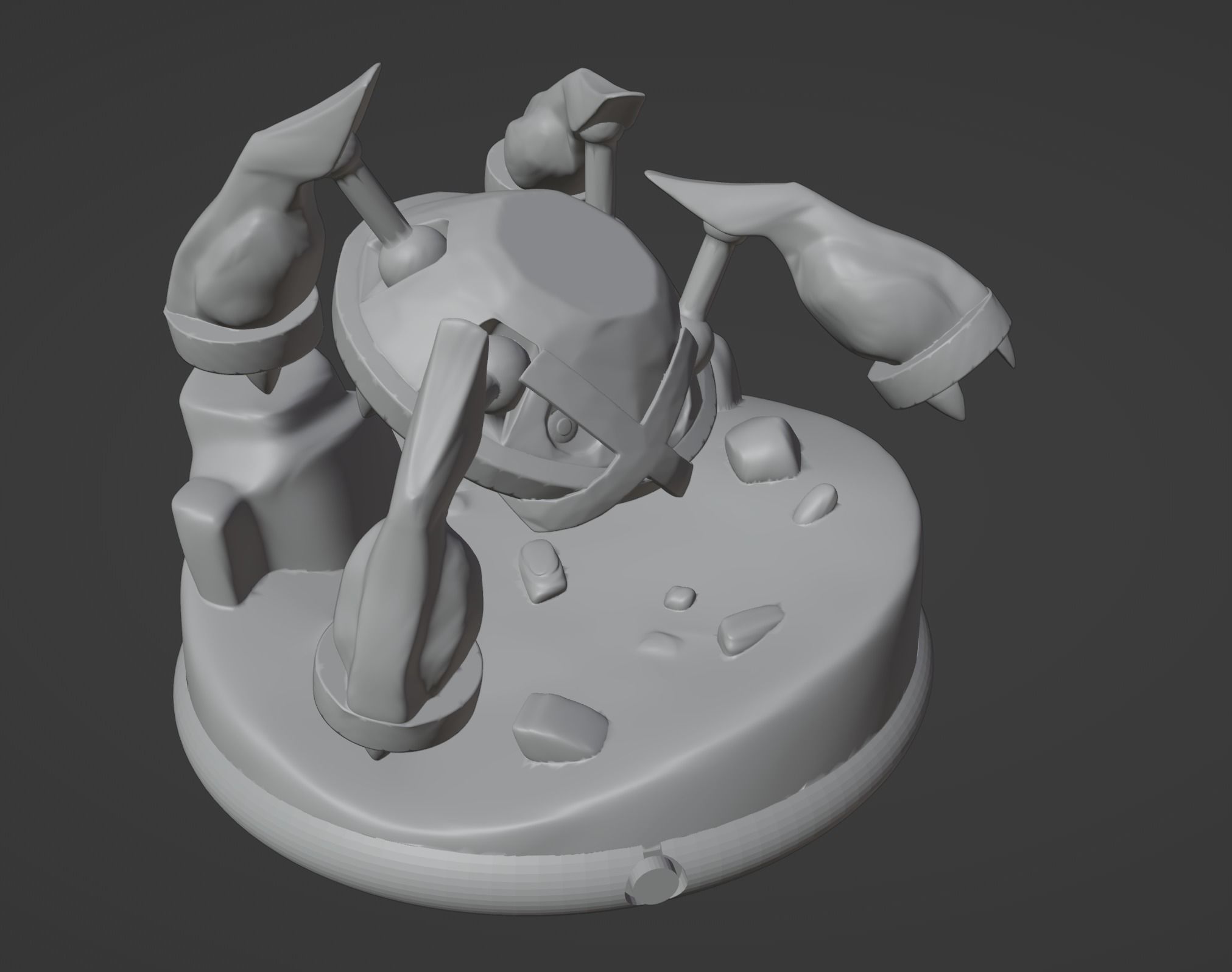 Metagross pokemon 3D print model 3D model 3D printable | CGTrader