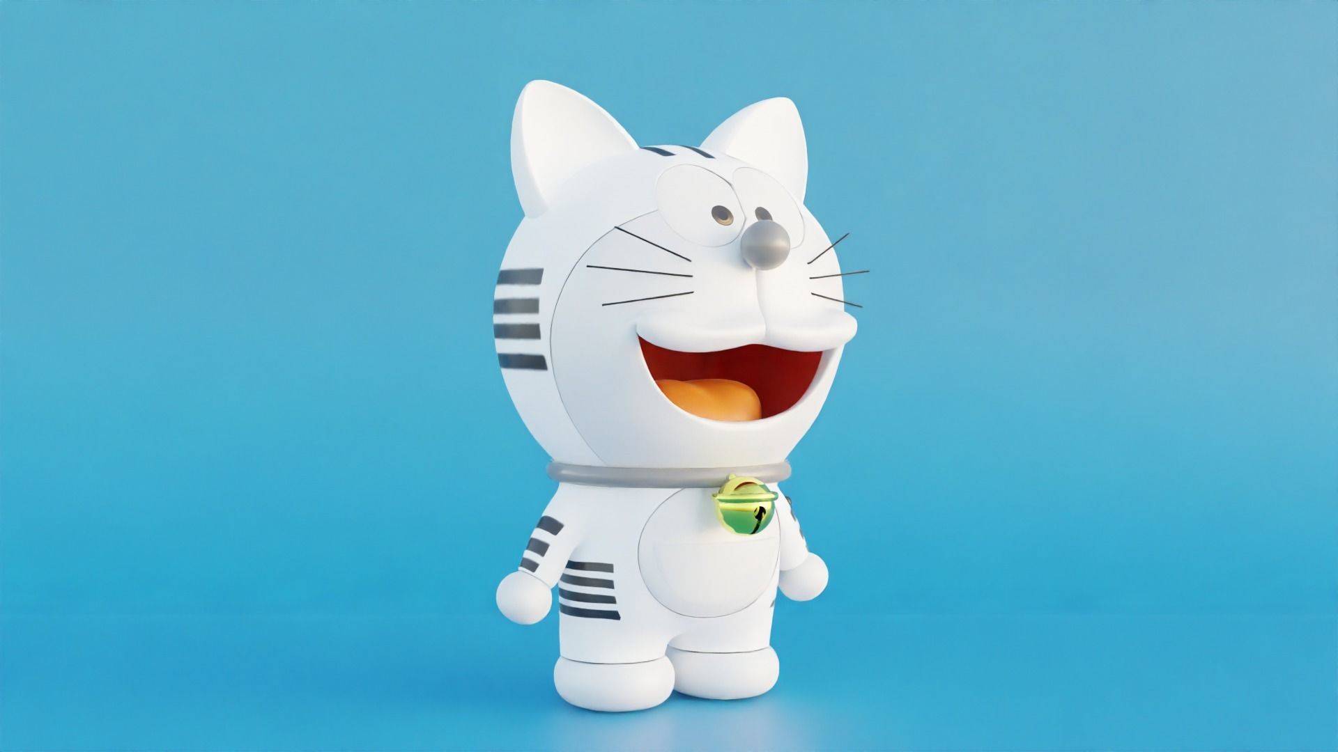 Toranomon doraemon 3D model rigged | CGTrader