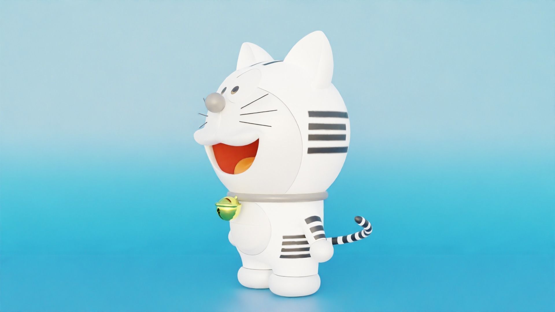 Toranomon doraemon 3D model rigged | CGTrader