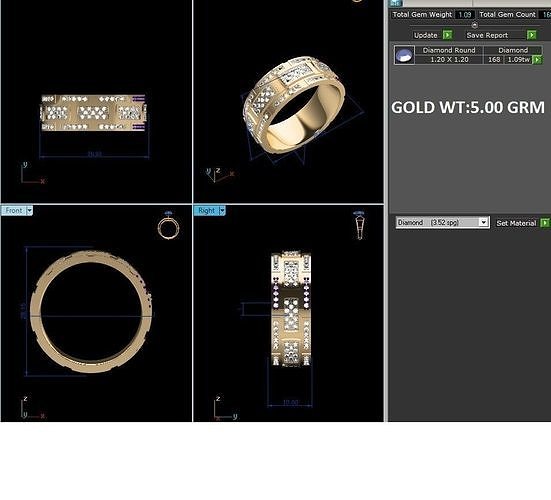 Men ring 3dm Render details 3D model 3D printable | CGTrader