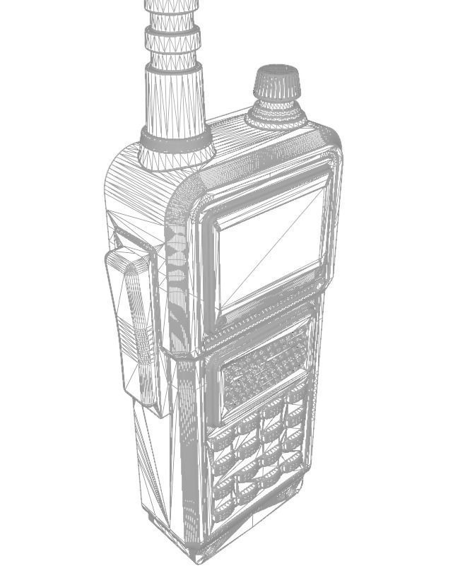Handheld Radio - military free 3D model | CGTrader