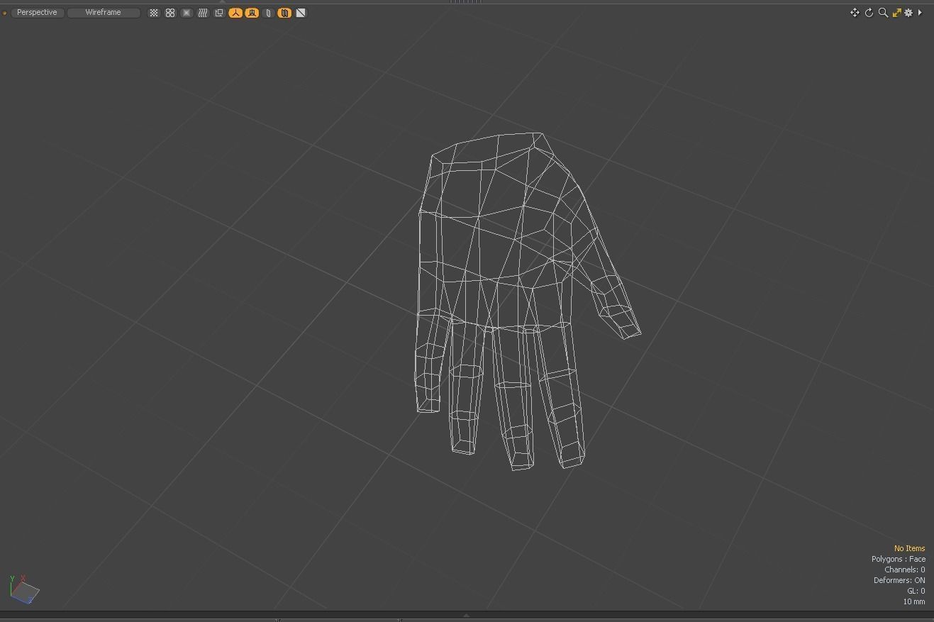 3D model hand basic low poly VR / AR / low-poly | CGTrader