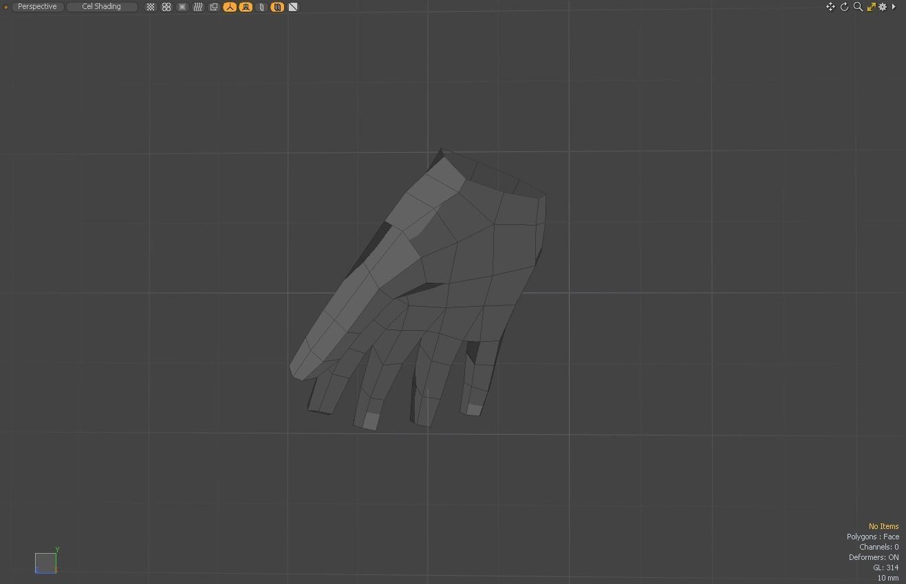 3D model hand basic low poly VR / AR / low-poly | CGTrader