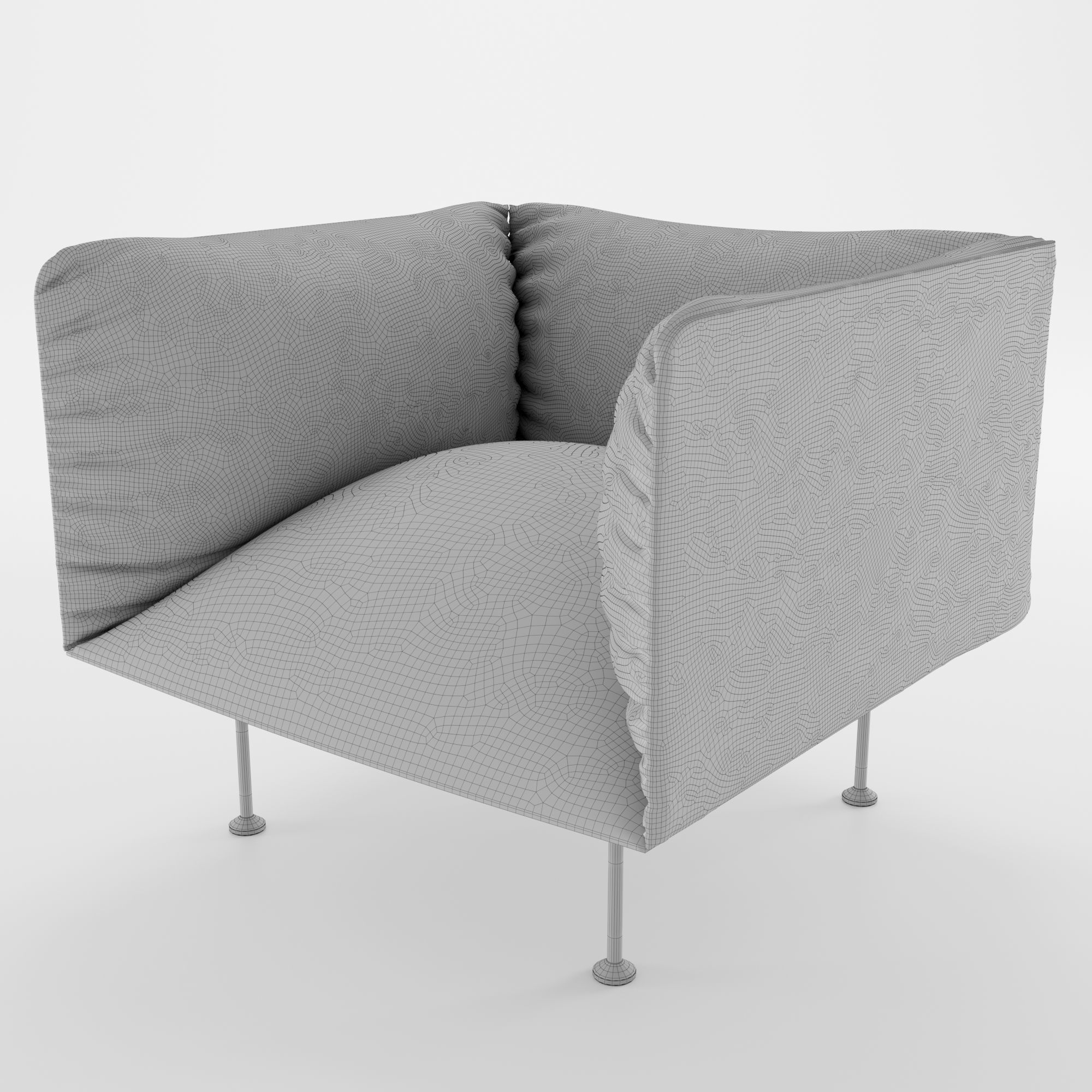 Godot sofa 3D model | CGTrader