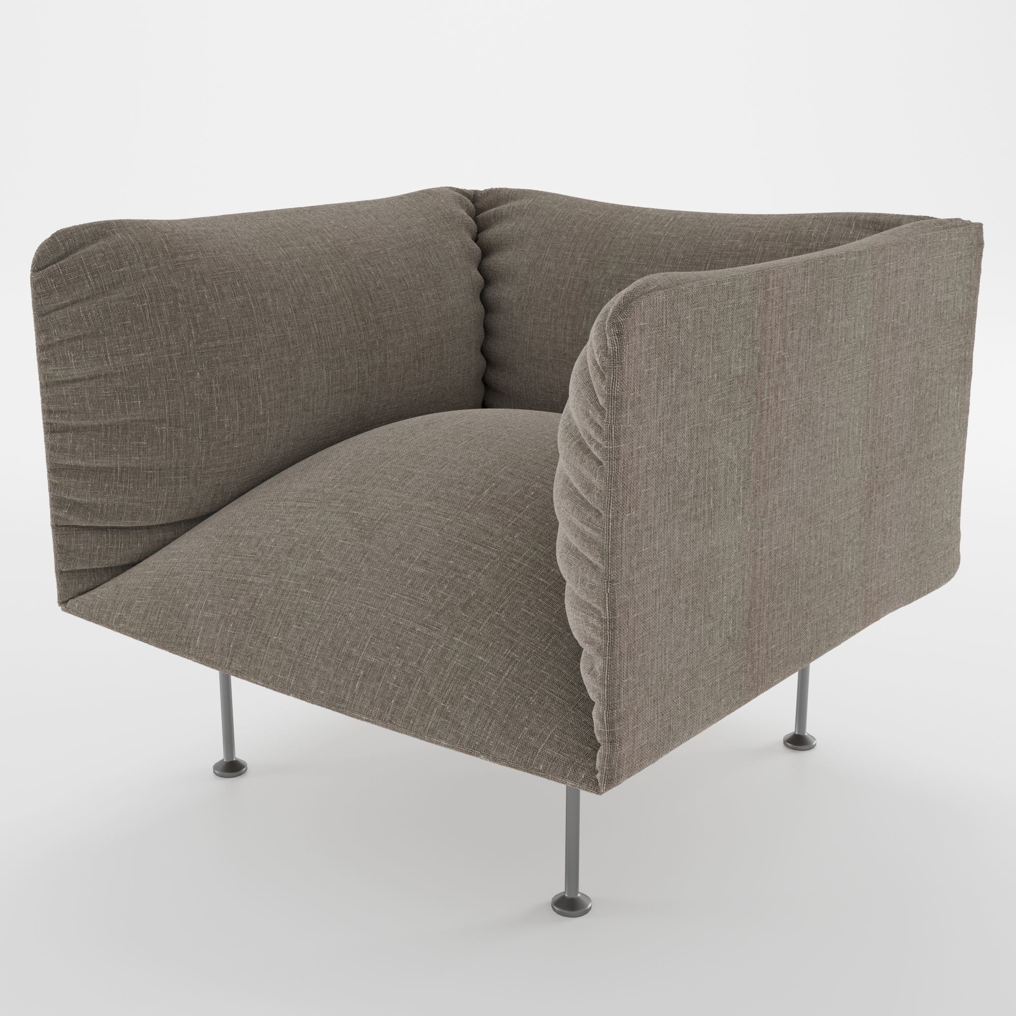 Godot sofa 3D model | CGTrader
