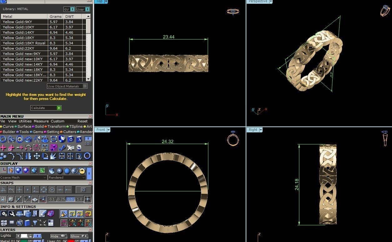Band 3dm Render Details 3D model 3D printable | CGTrader