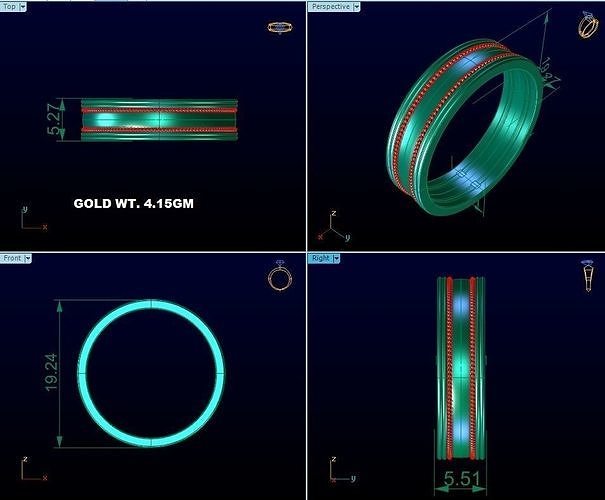 Band 3dm Render Details 3D model 3D printable | CGTrader