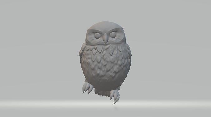Little Owl 3D Model 3D model 3D printable | CGTrader