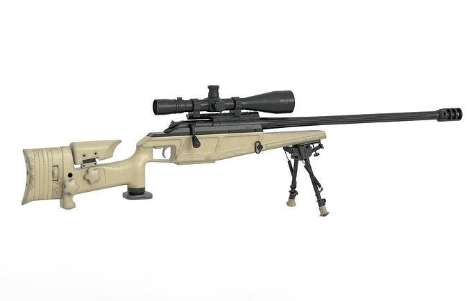 3D model SIG Blaser R93 LRS2 Tactical VR / AR / low-poly | CGTrader