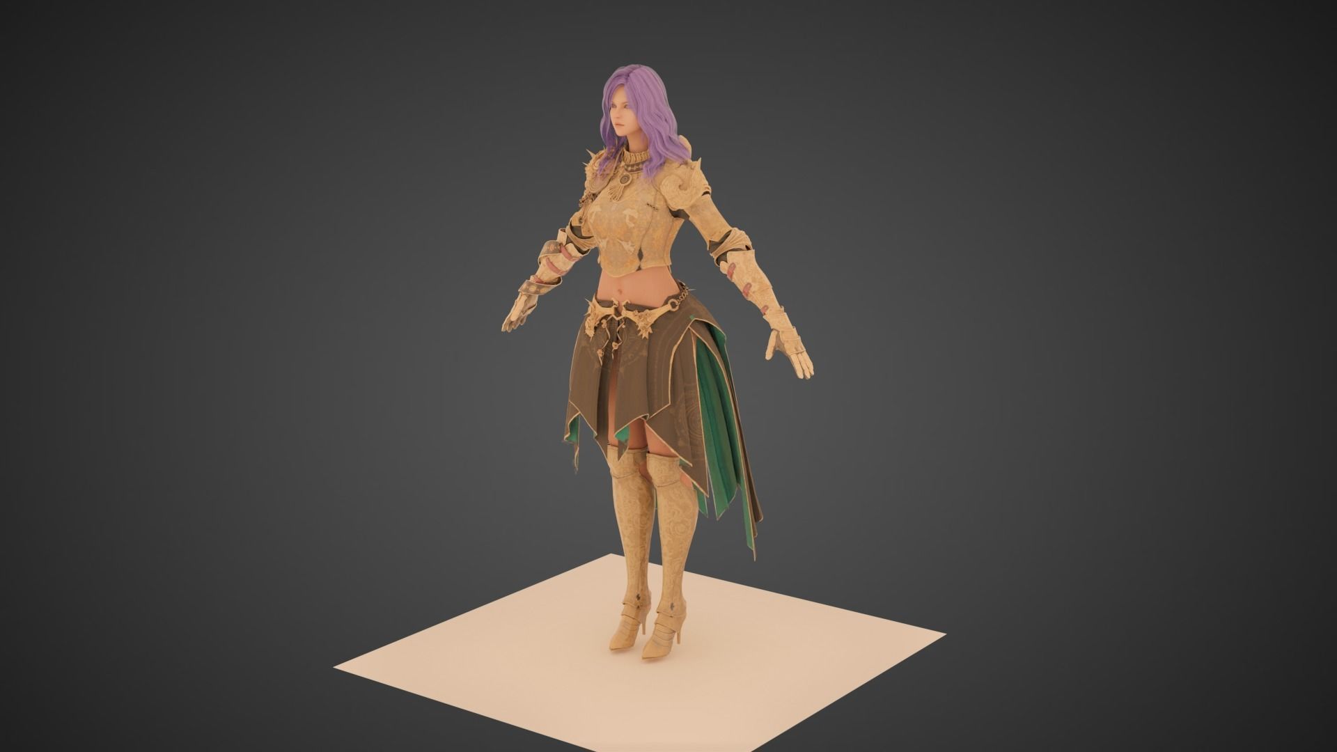 Nova Woman Character 3D model | CGTrader