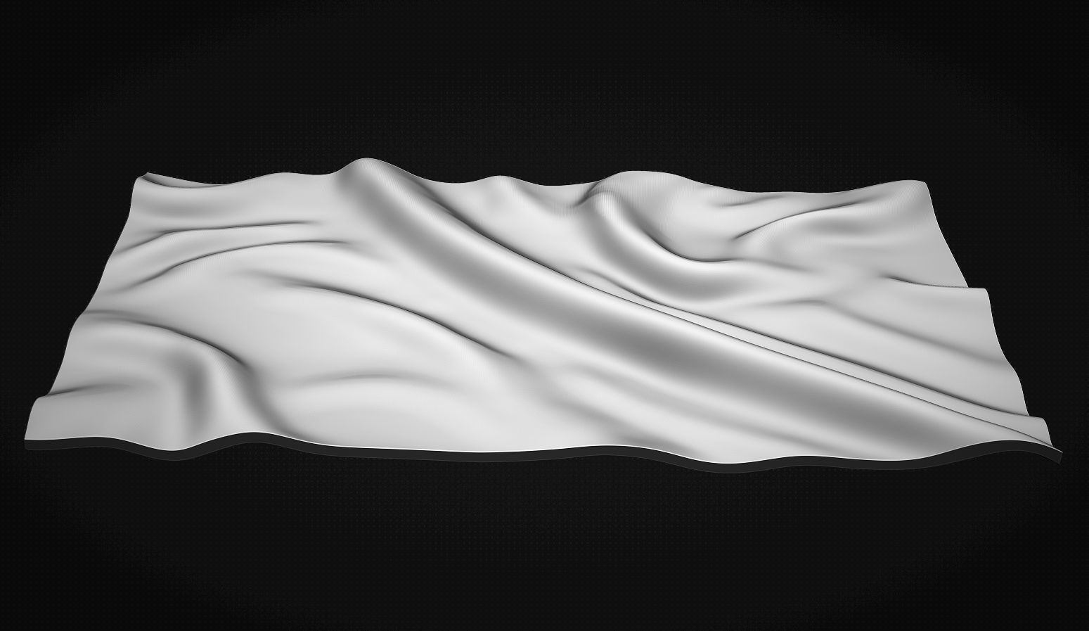 Wavy Flag 3D model 3D printable | CGTrader