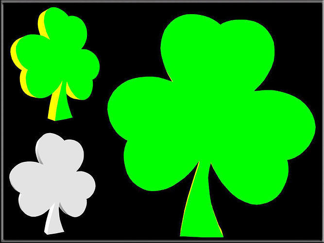 3D model Simple Shamrock VR / AR / low-poly | CGTrader
