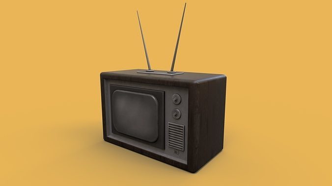 3D model Television Low-poly 3D model VR / AR / low-poly | CGTrader