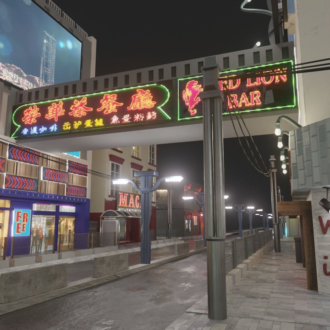 City assets 3D model 3D model | CGTrader