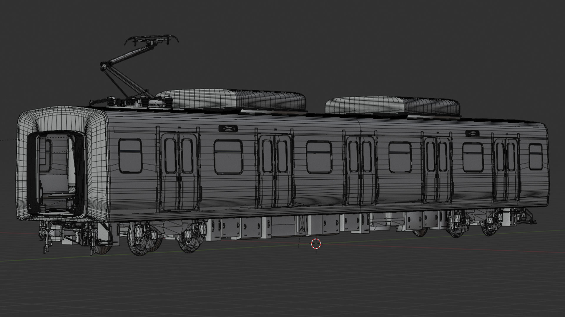 Hyundai Rotem Train Car Interior Exterior Full Train LRT 2 3D model ...