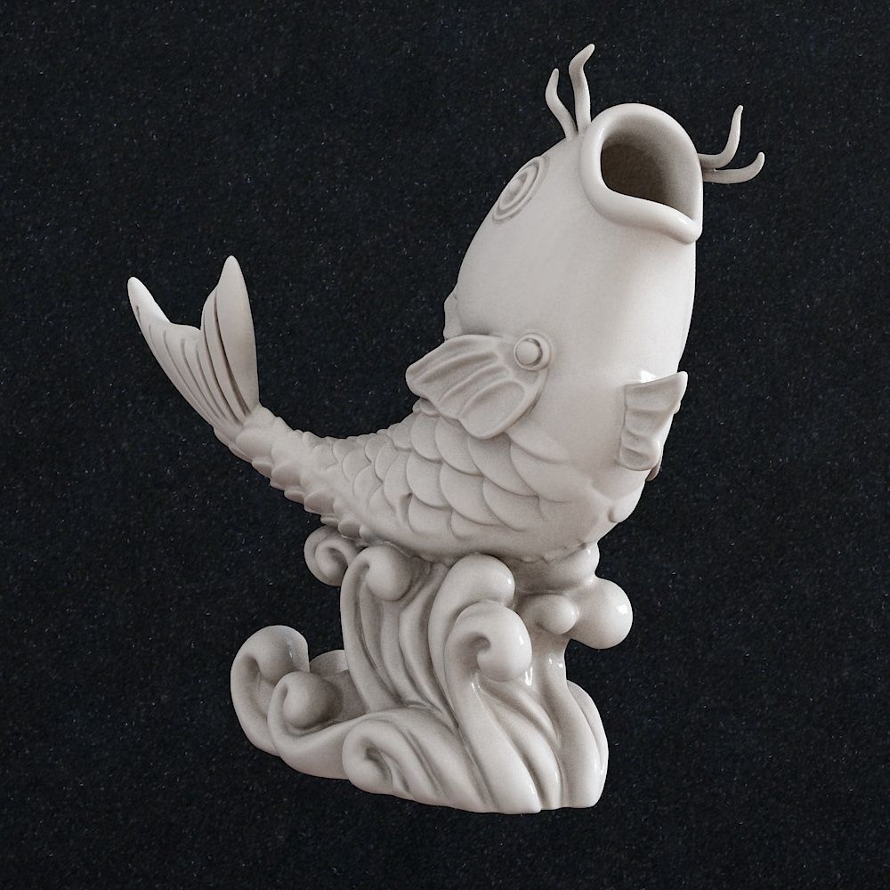Fish Statue 3D model 3D printable | CGTrader
