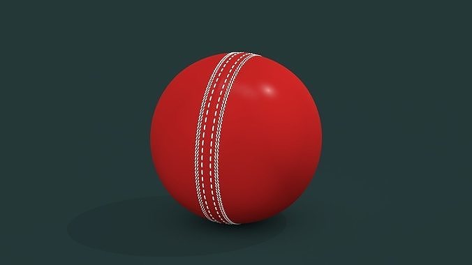 3D model Cricket Ball VR / AR / low-poly | CGTrader