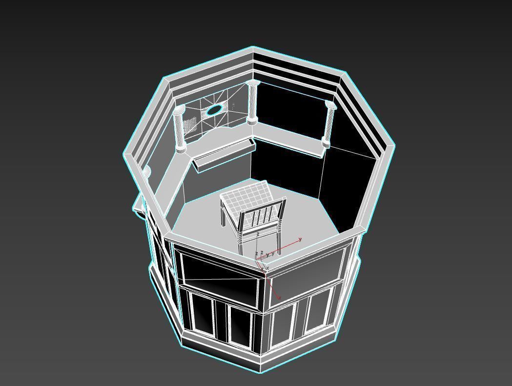 Ticket Booth 3D model | CGTrader