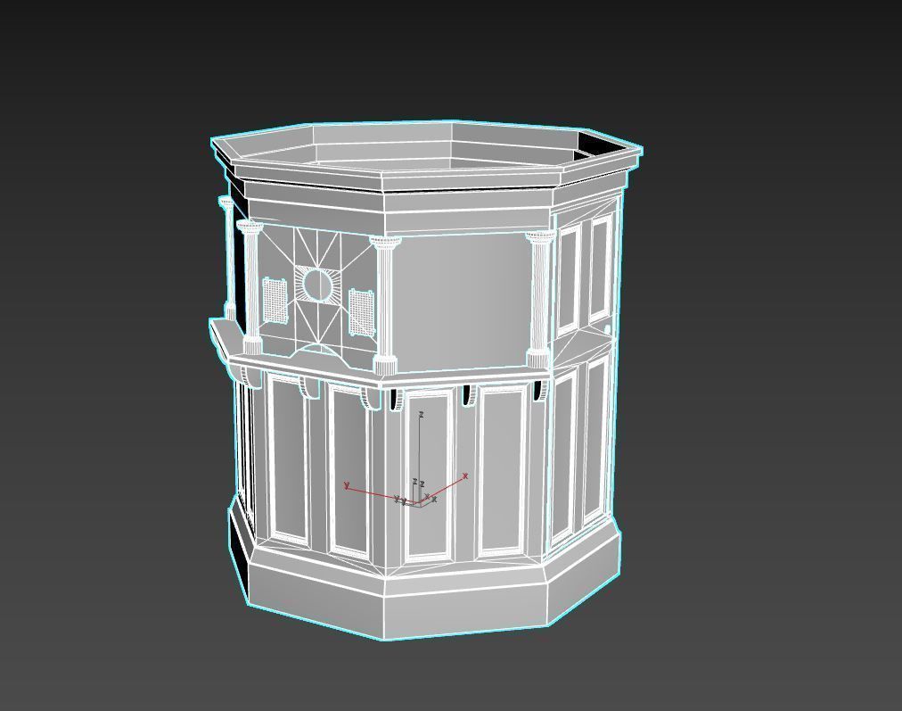 Ticket Booth 3D model | CGTrader