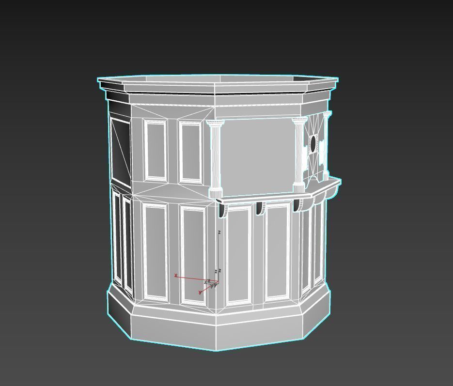 Ticket Booth 3D model | CGTrader