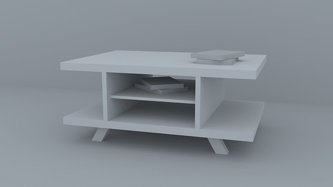 Modern Table low poly free VR / AR / low-poly 3D model | CGTrader