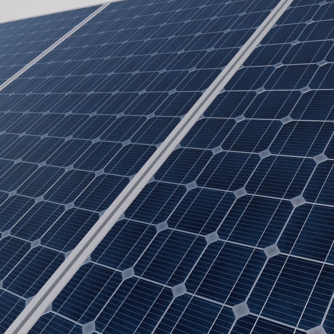 Solar panels 3D model | CGTrader
