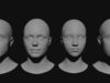 Basic face shapes with the correct topology 3D model | CGTrader