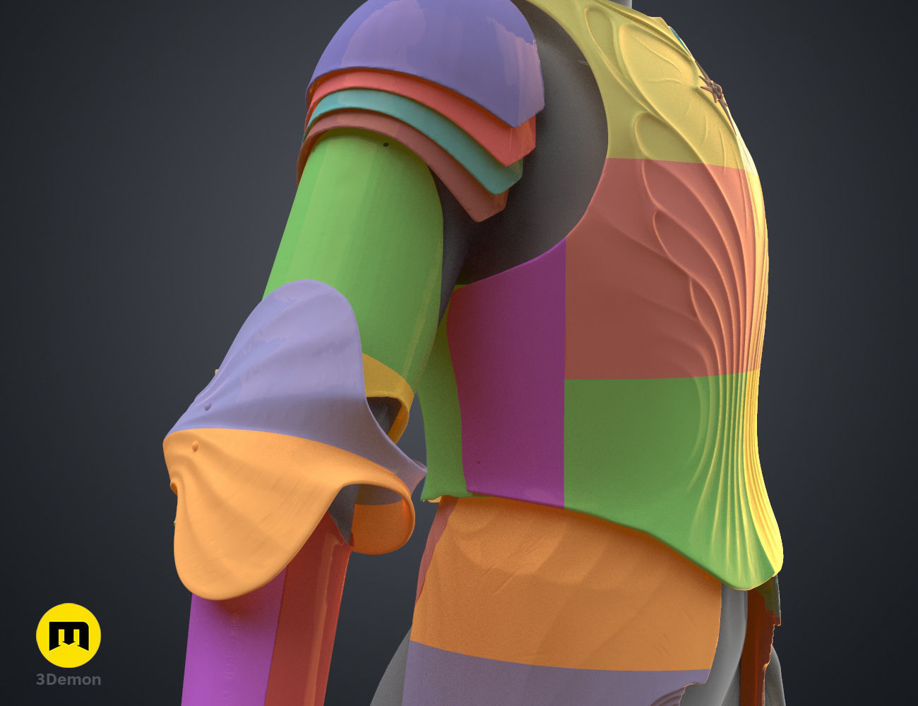 Galadriel armor - Rings of Power 3D model 3D printable | CGTrader